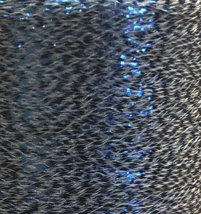 Blue Metallic Yarn - Made in America Yarns