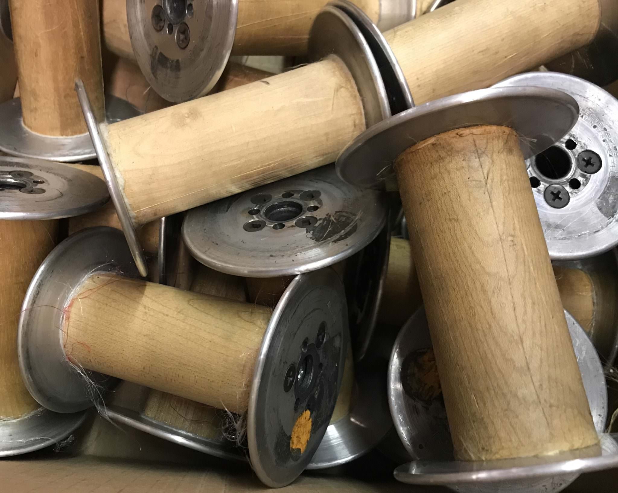 Vintage Textile Spool - Made in America Yarns