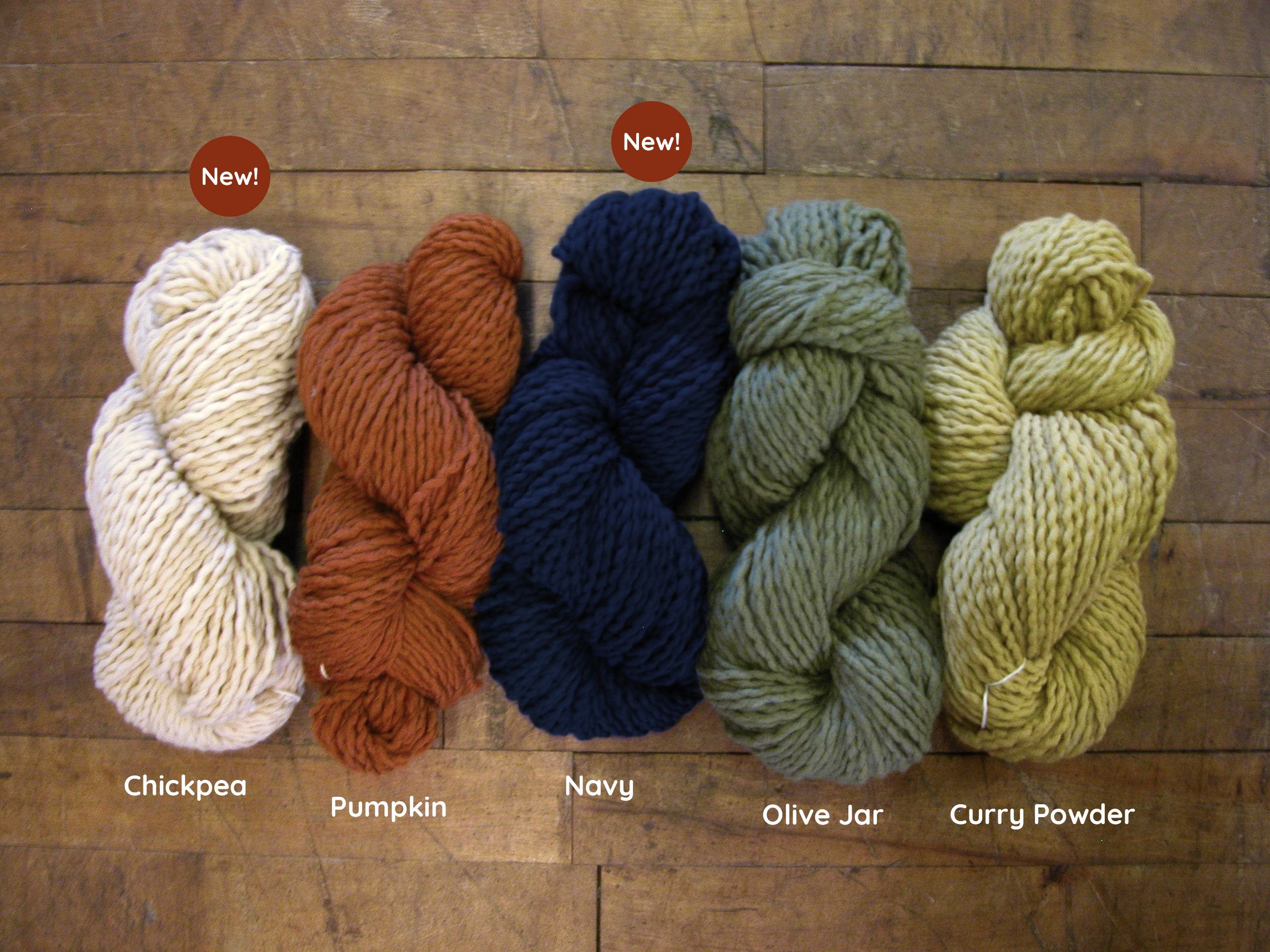 New Colors For Fall - Made in America Yarns