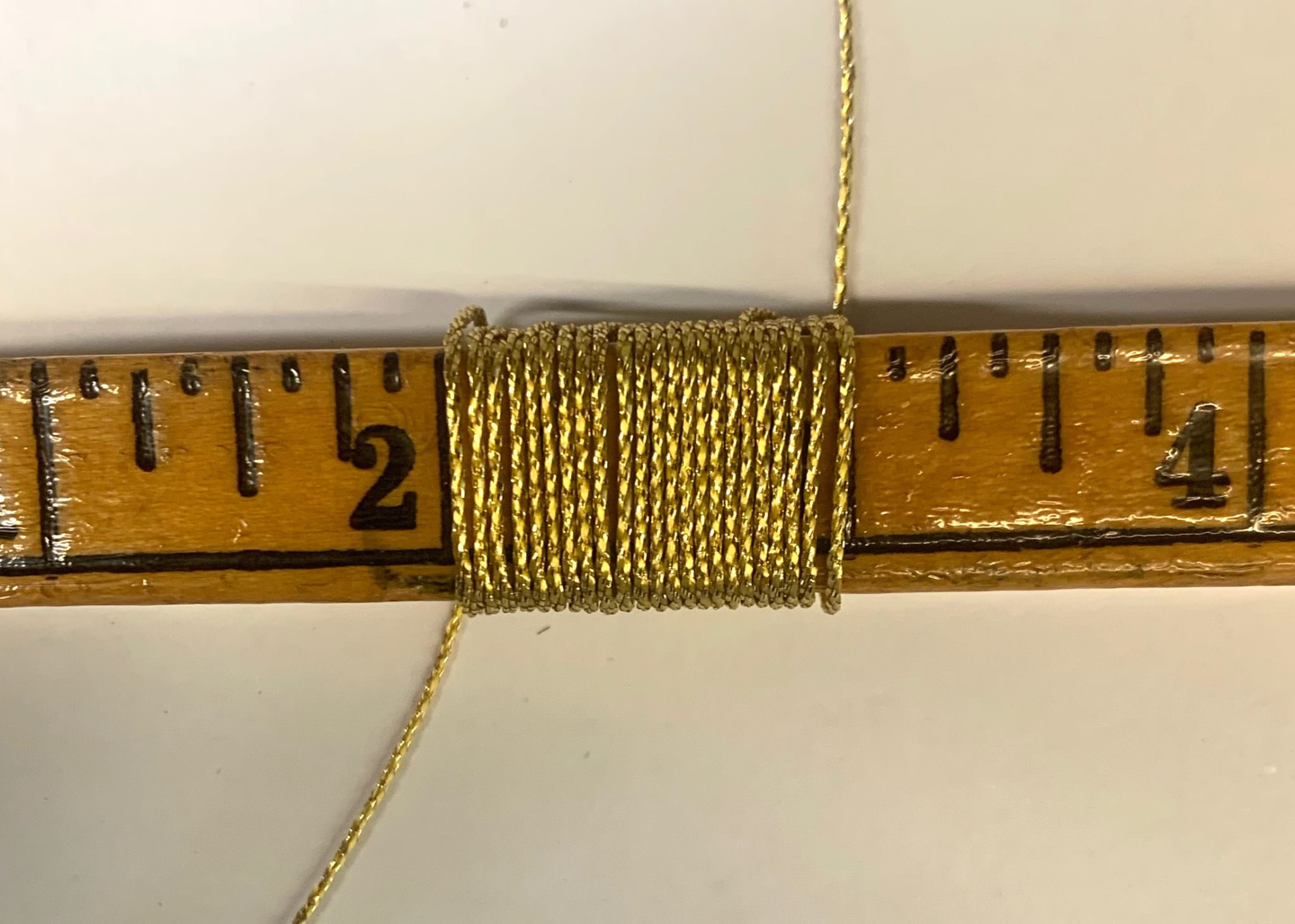 Gold Gimp Yarn - Made in America Yarns