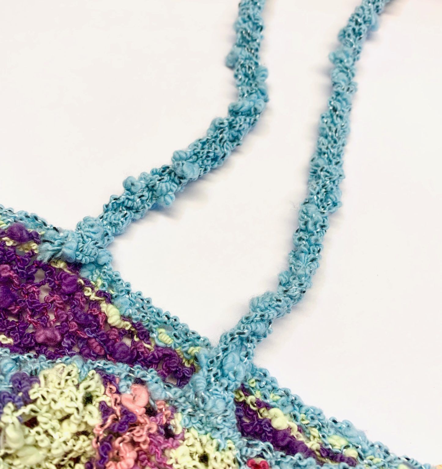 Popcorn Yarn Knitted Top - Made in America Yarns