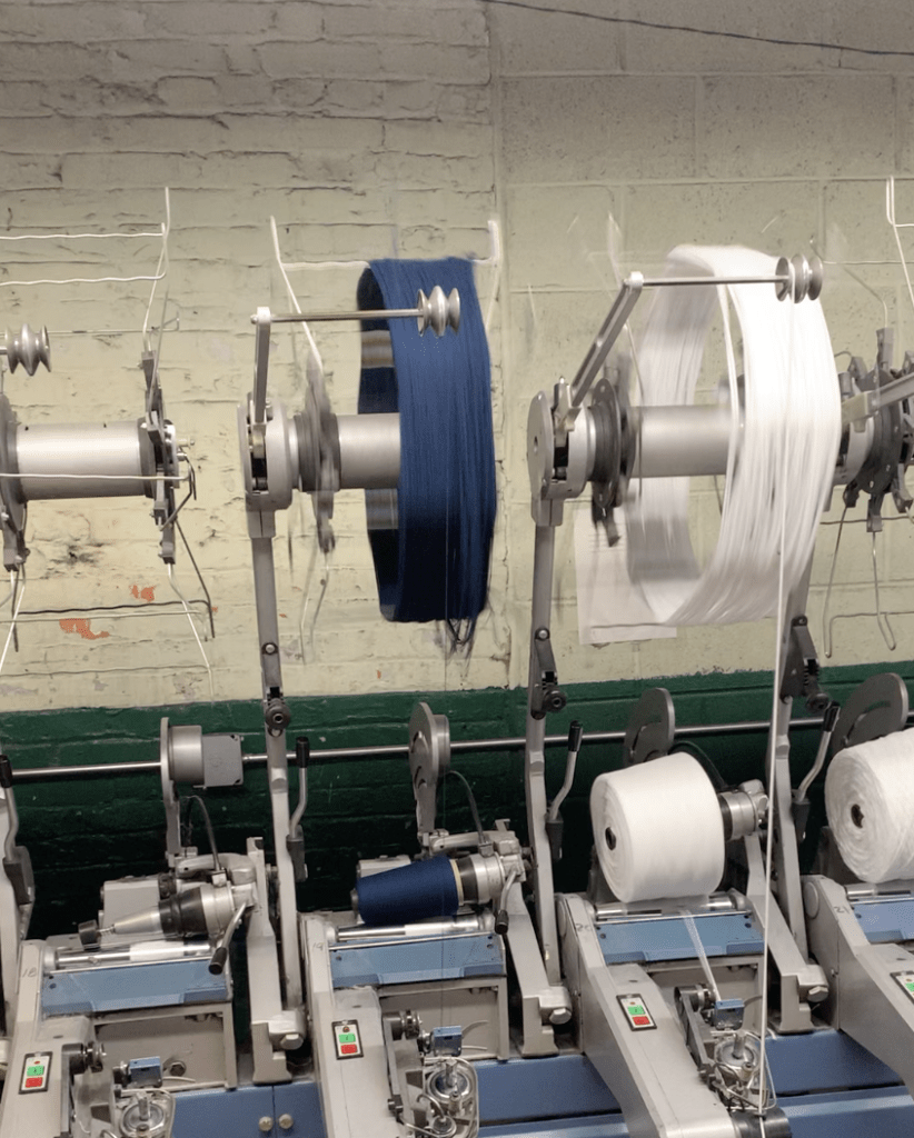 Twisting Metallic Yarn! - Made in America Yarns